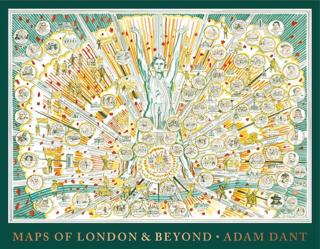 Maps of London and Beyond by Adam Dant